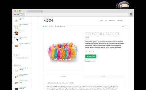 Icon Shop By Themeco Icon Wordpress Theme Woocommerce