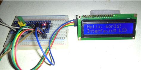 Interface Programming LCD I C X