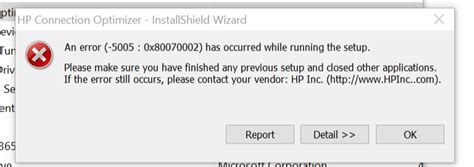 Hp Connection Optimizer Fail During Uninstall Hp Support Community 7579517