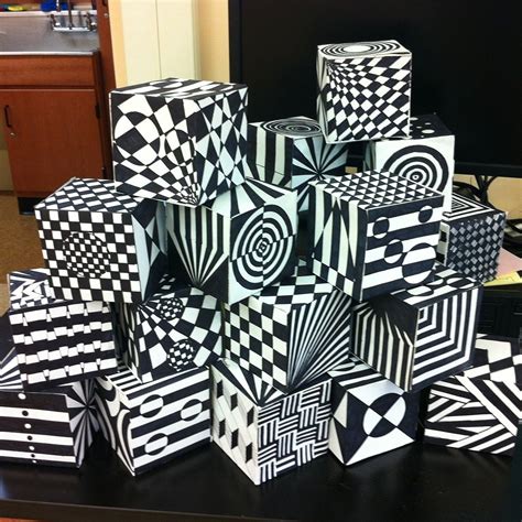 Op Art Cube Designs Whizz Bang Blogger Photos