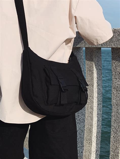 Men Double Zipper Crossbody Bag Artofit
