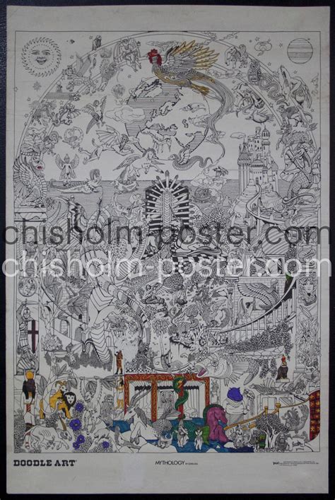 Vintage Original Doodle Art 1970 Ecology By Len Masse