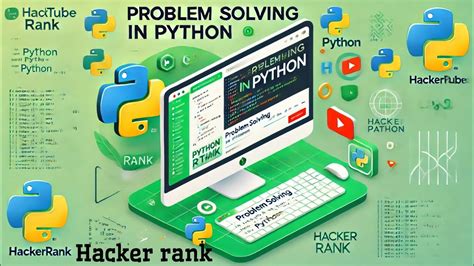 How To Solve The Hackerrank Problem Using Python In Tamil Interview Preparation Youtube