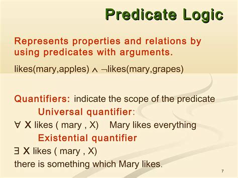 L03 Ai Knowledge Representation Using Logic Ppt
