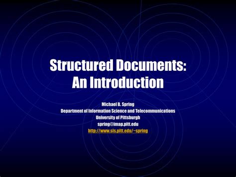 Ppt Introduction To Structured Document History Markup And Definitions Powerpoint
