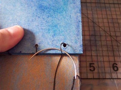 Coptic Binding Tutorial Red Paper Boat