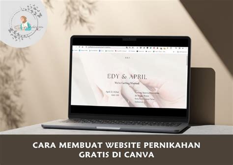 Cara Membuat Website Pernikahan Gratis di Canva - April's Diary | Stories of My Journey