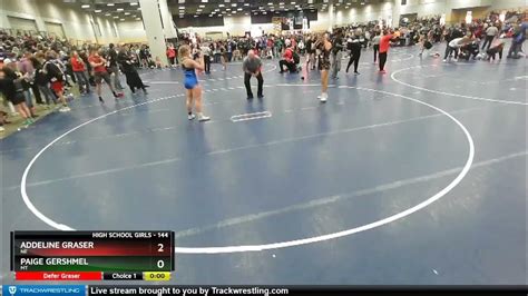 144 Lbs Champ Round 2 Paige Gershmel Mt Vs Addeline Graser Ne D94c
