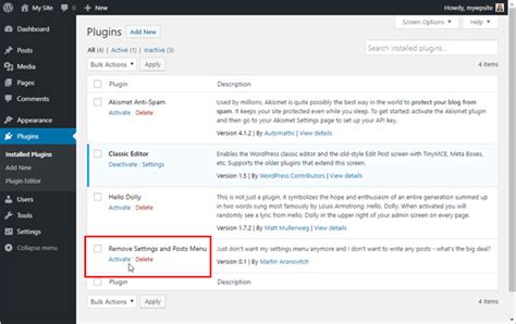 How To Remove Menus From The Wordpress Dashboard Wpmu Dev