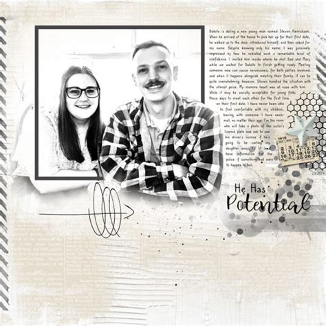 Custom Text Box Digital Scrapper