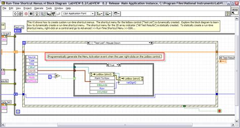 Control User Run Time Menu Checkmark User Interface Lava