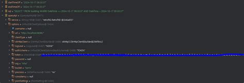 unauthorized 401 error for quertapi of influxdbclient object when