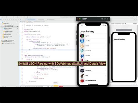 SwiftUI JSON Parsing With SDWebImageSwiftUI And Details View YouTube