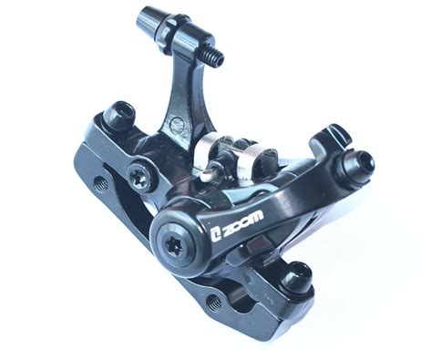 줌 자전거 기계식 캘리퍼스 디스크 브레이크 후면 디스크 브레이크 알루미늄 합금 블랙 Mtb 도로 자전거 사이클링 사이클링 더블