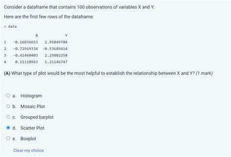 Consider A Dataframe That Contains StudyX