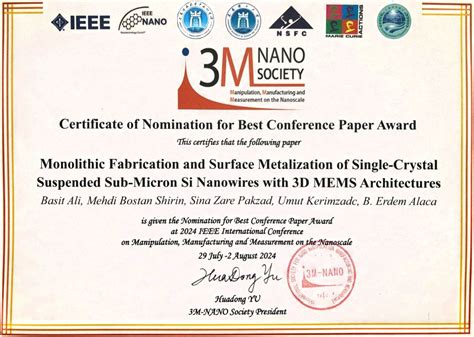 Nanowires Mems Nanotechnology Manipulation Nanoscale 3mnano Ieeenanotechnologycouncil