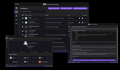 podman desktop 1 lançado com integração nativa ao kubernetes
