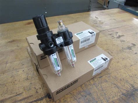 Machines Used 4 New Speedaire Filter Regulator Lubricators 5 To 125psi