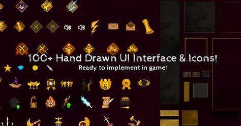 100 Hand Drawn Ui And Icons 2d 图标 Unity Asset Store