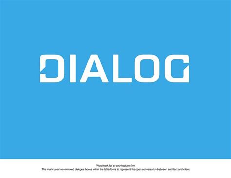 Dialog Logo Graphic Design Logo Branding Design Logo Logo Inspiration Branding