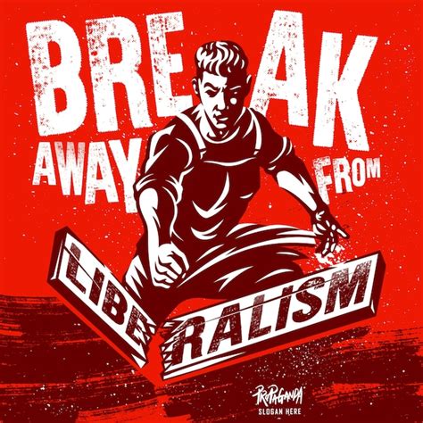 Premium Vector Liberalism Illustration