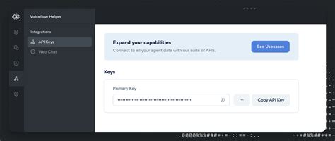 How To Get Your Voiceflow Project Api Key