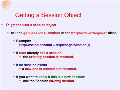 Ppt Servlet Session Tracking Ii Session Api Powerpoint Presentation