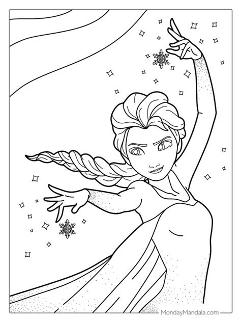 Elsa Coloring Sheet Pdf