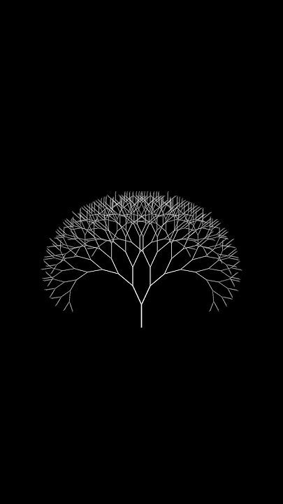 Power Of Recursion Fractal Tree 3danimation Maths Python Recursion