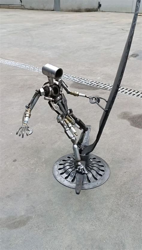 Made From Old Car Parts Welding Art Metal Sculptures