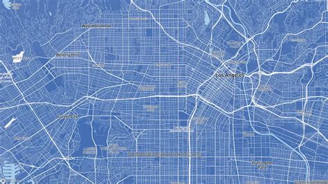 Los Angeles Ca Political Map Democrat And Republican Areas In Los