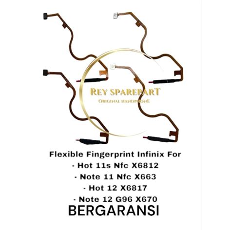 Jual Sidik Jari Infinix Hot 12 Note 11 Note 11 NfC NOTE 12 Pingerprint Original Tested