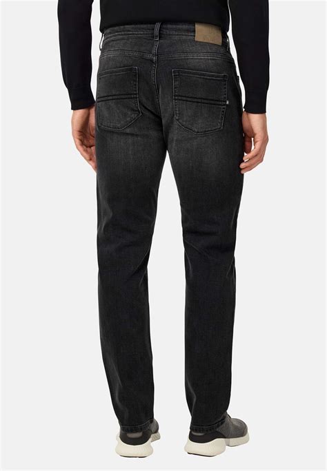 Mens Charcoal Stretch Denim Jeans Boggi Milano