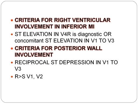 Ecg Myocardial Infarction With Chb Ppt