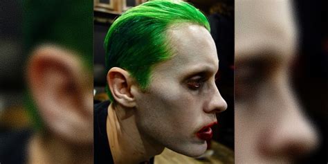 Suicide Squad Jared Leto Joker Makeup Test Images Show Early Concept