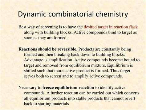 PPT Combinatorial Chemistry PowerPoint Presentation Free Download ID