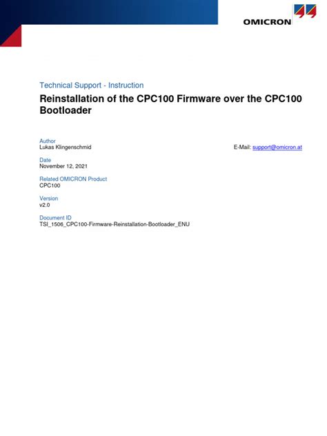 tsi 1602 cpc100 firmware reinstallation bootloader v4 8 enu pdf