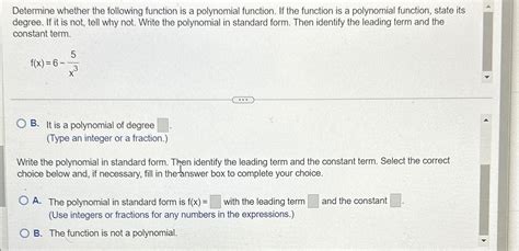 Solved Determine Whether The Following Function Is A Chegg