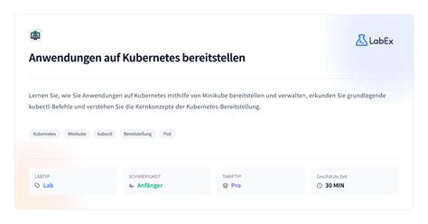 Anwendungen Auf Kubernetes Bereitstellen Minikube Kubectl Pods Labex