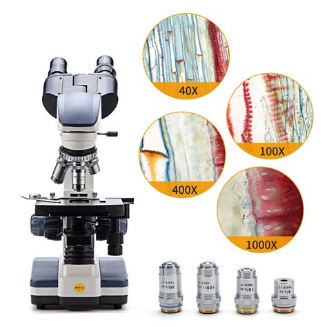 Buy Swift Binocular Compound Microscope Sw350b 40x 2500x Magnification Siedentopf Head Research