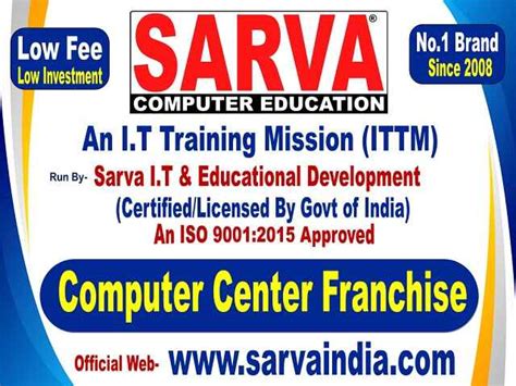 Computer Institute Franchise In Sikkim