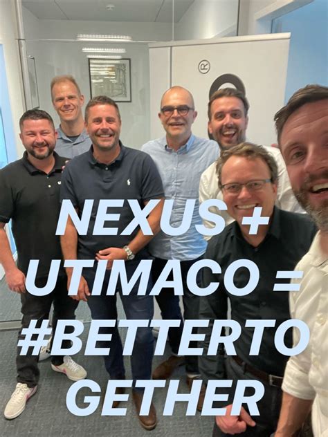 Utimaco On Linkedin Utimaco Nexus Partnership Cybersecurity Securitystrategy