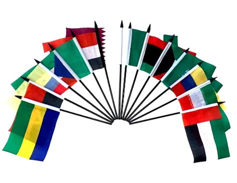 Mens Fashion Accessory World Flags Necktie With International Flags