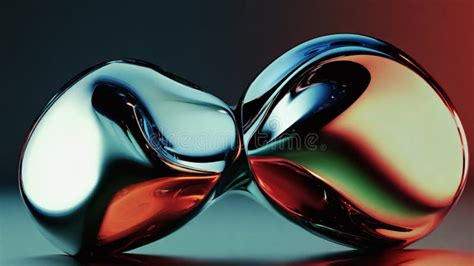 An Abstract Metallic Sculpture Featuring A Captivating Design Of Intertwined Forms And Shapes