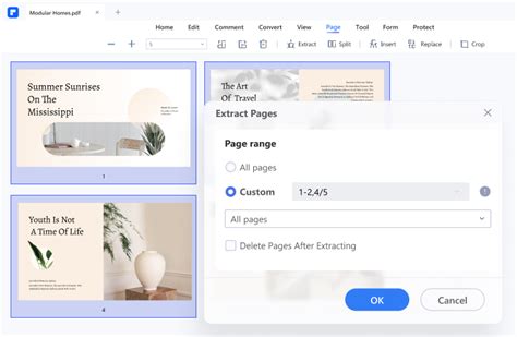 Extract Data From PDF Including Text Image Page And File