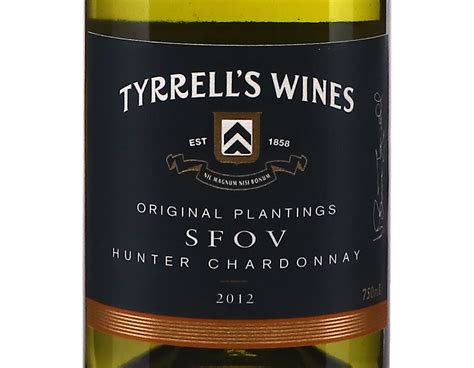 Tyrrells Sfov Short Flat Old Vines Hunter Chardonnay 2012