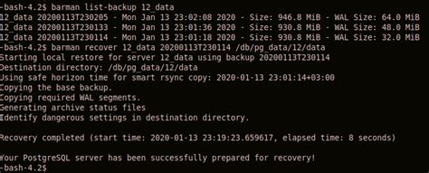 Streaming Backup With Postgresql Barman Database Tutorials