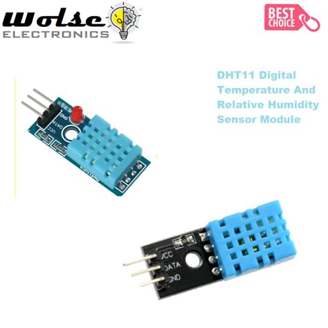 dht11 digital temperature and relative humidity sensor module daraz lk