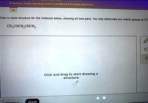 Drawing Lewis Structure From Condensed Formula With N On Jraw Lewis Structure For The Molecule