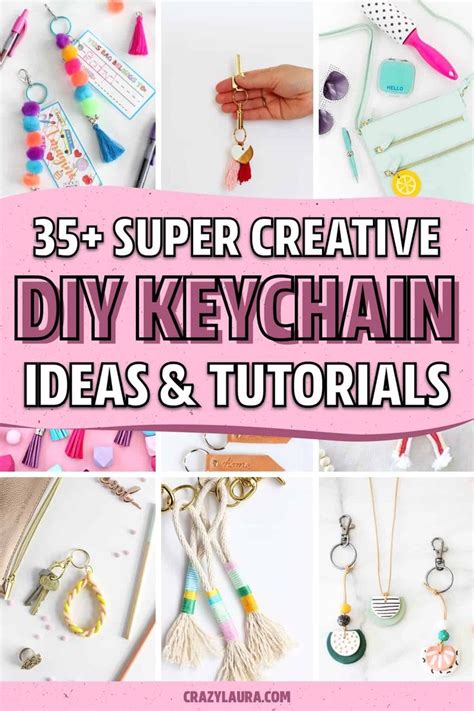 35 Best Diy Keychain Ideas And Tutorials To Make Diy Keychain Diy Crafts Keychain Keychain